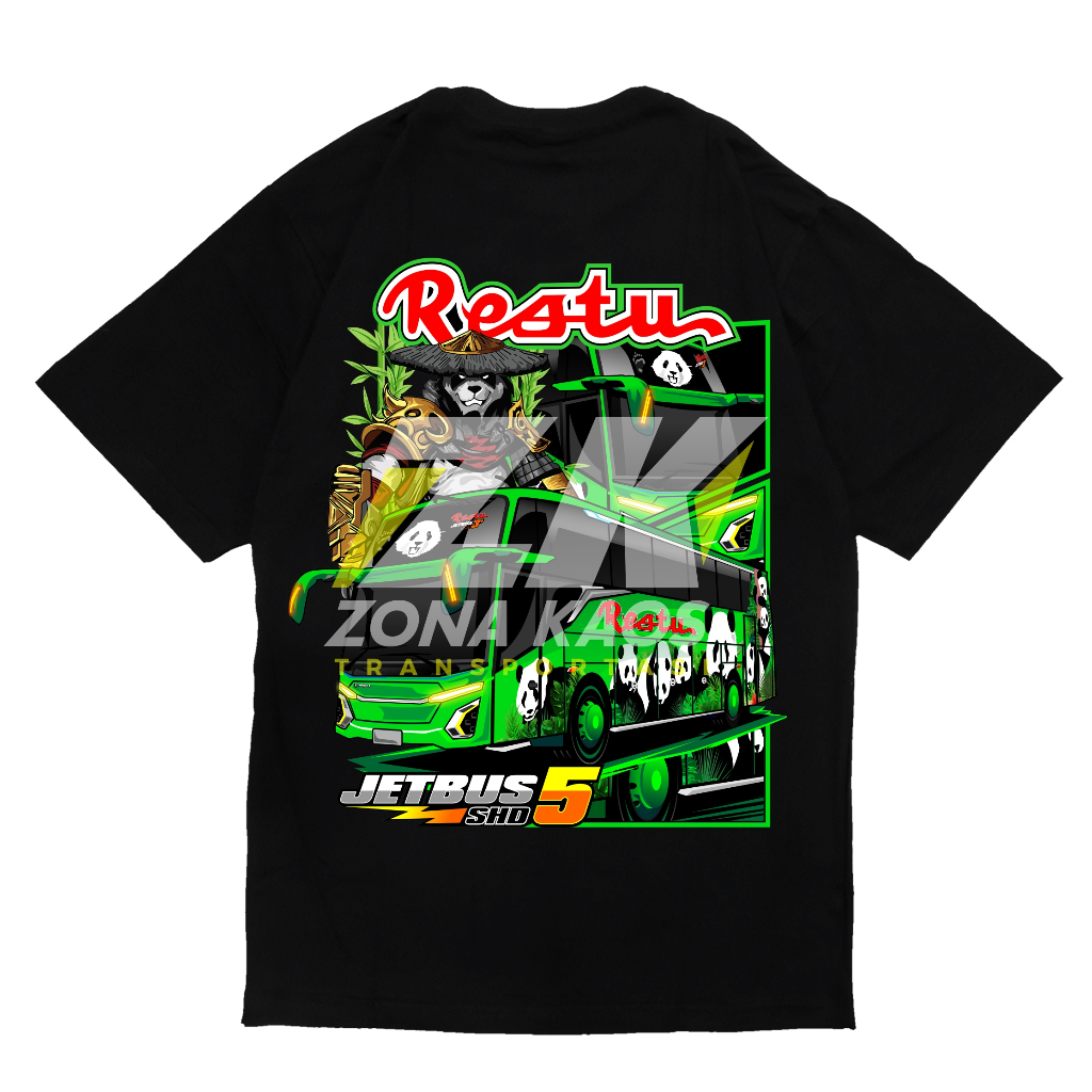 Jual ( FREE STIKER ) KAOS BIS PANDA RESTU JETBUS SHD 5 KAOS BISMANIA ...