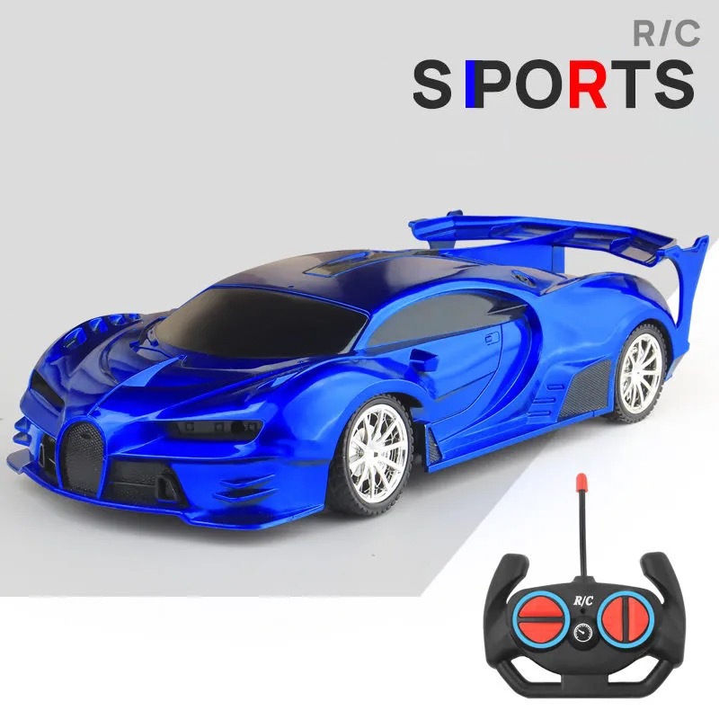 Jual Bugatti Mobil Remote Control RC SuperCar Racing 1:18 LED Light ...