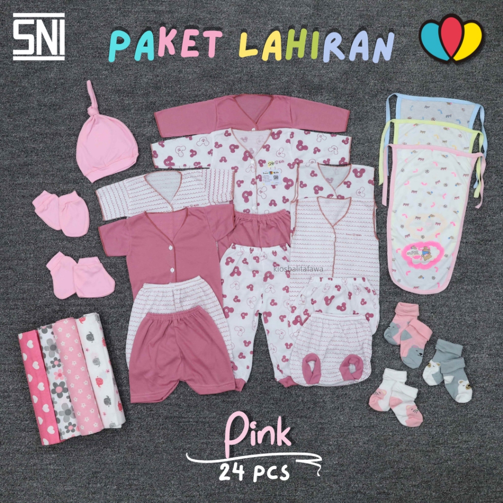 Jual (24 PCS) Paket Lahiran Bayi Baru Lahir Lengkap / SNI Newborn Bayi ...