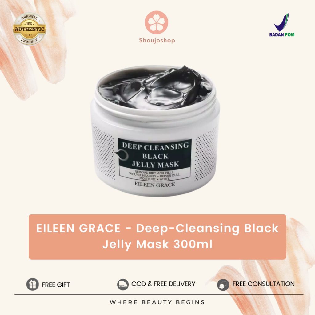 Jual EILEEN GRACE - Deep-Cleansing Black Jelly Mask 300ml | Shopee ...