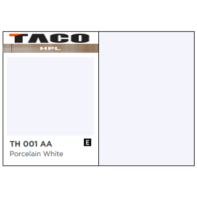 Jual Taco HPL TH 001 AA - Porcelain White | Shopee Indonesia