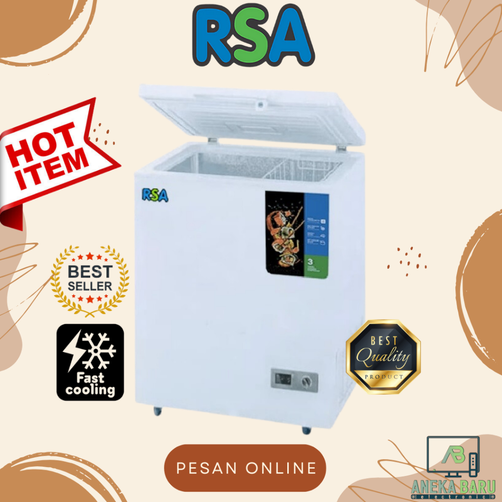 Jual [READY STOCK] RSA Chest Freezer Frozen Food CF-110 / CF110 / CF ...