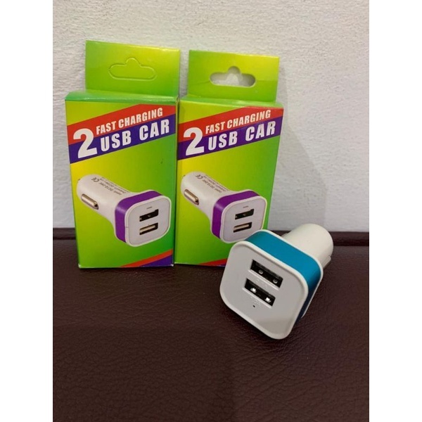 Jual Adaptor charger mobil 2 output | Shopee Indonesia