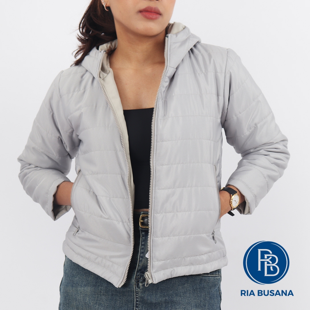 Jual Ria Busana - M & B - Jaket Puffer Dewasa Wanita Art. JK01 | Shopee ...