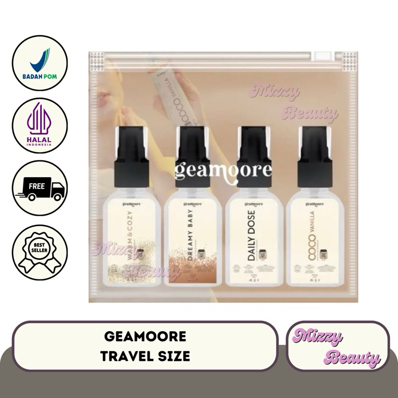 Jual [READY] GEAMOORE HAIR AND BODY MIST TRAVEL SIZE ISI 4 / GEAMOORE ...