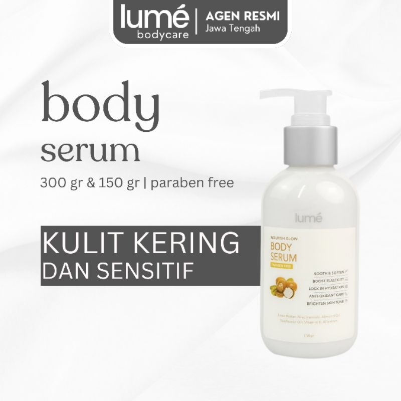 Jual Lume Nourish Glow Body Cream Butter Lotion Losion Serum Kulit ...