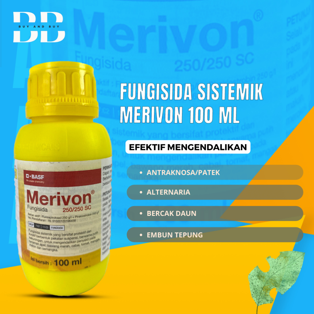 Jual Obat Bercak Daun Patek Antraknosa - Fungisida Sistemik Merivon 100 ...