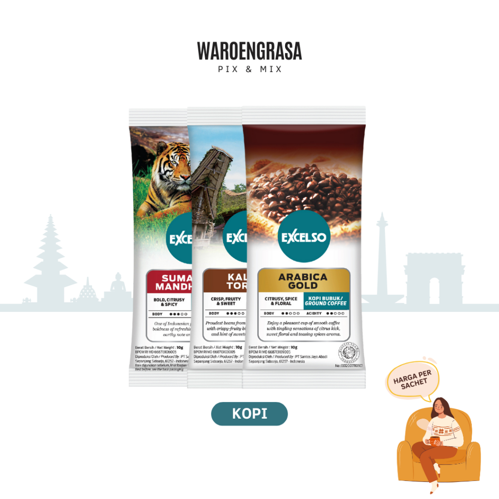 Jual Excelso Kopi Bubuk Single Serving - Sachet | Shopee Indonesia