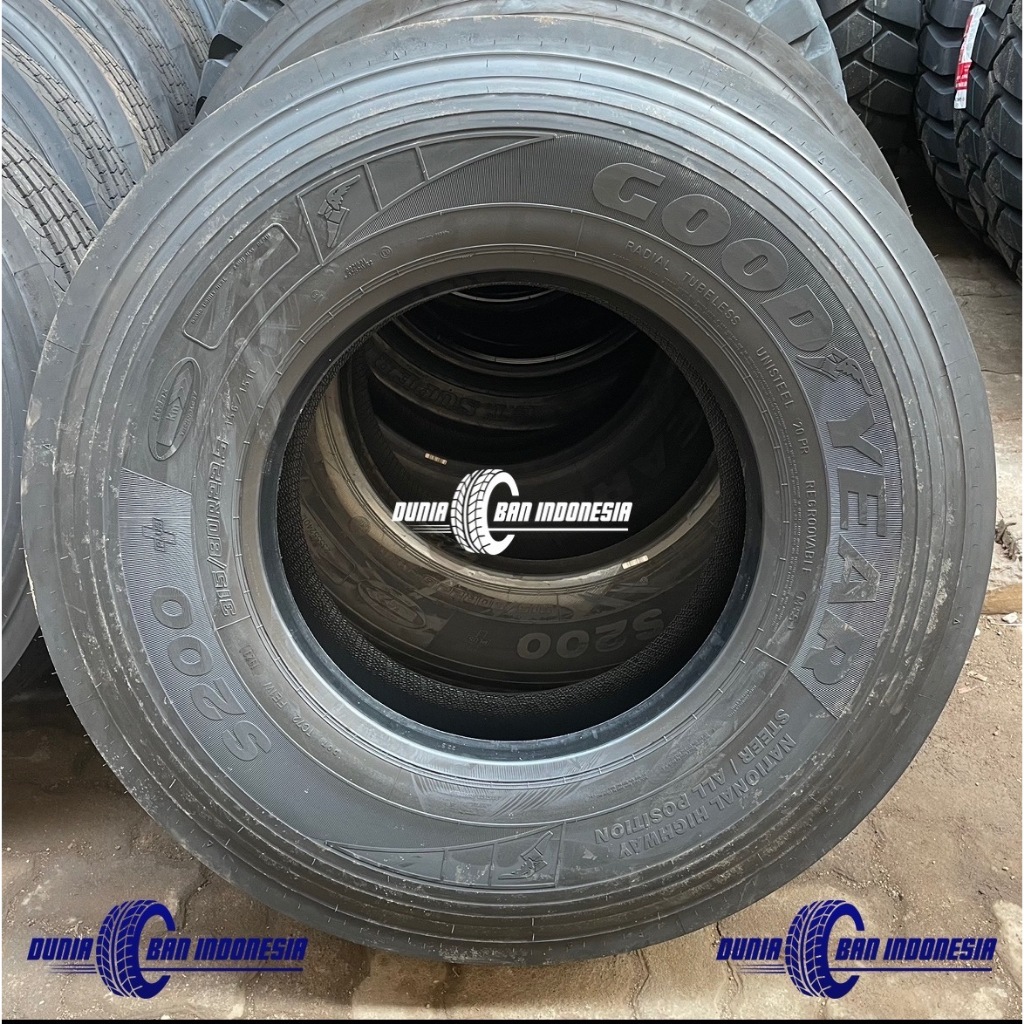 Jual Ban Truck GOODYEAR S200+ 315/80 R22.5 (TAHUN 2018) | Shopee Indonesia