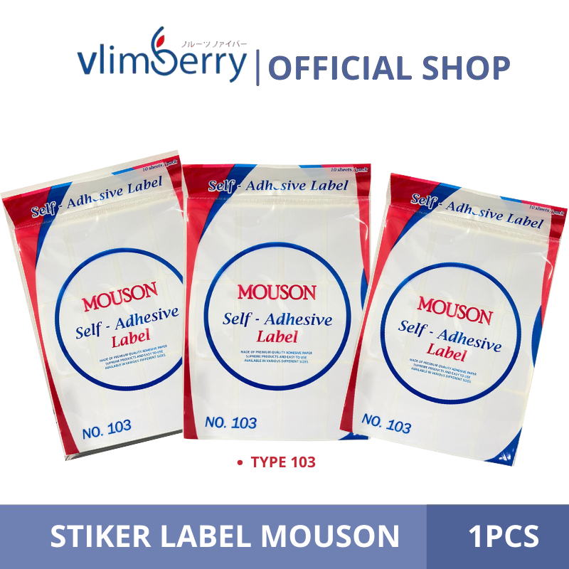Jual Label Stiker Sticker Self Adhesive Labels Stiker Tempel Label Buku ...