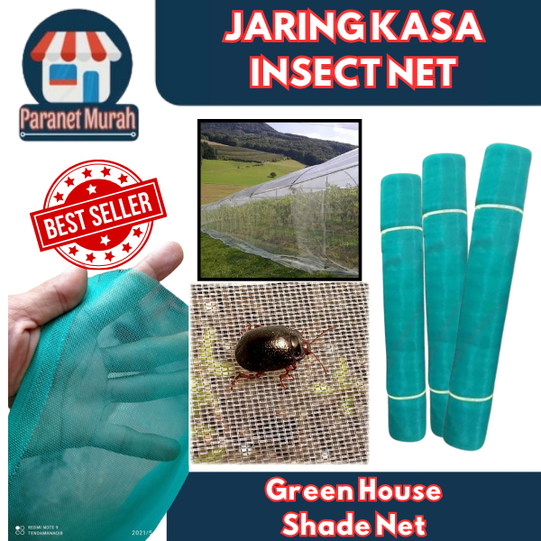 Jual JARING INSECT NET kasa Bsf Lebar 2 meter ( PUTIH & HIJAU ) TANPA ...
