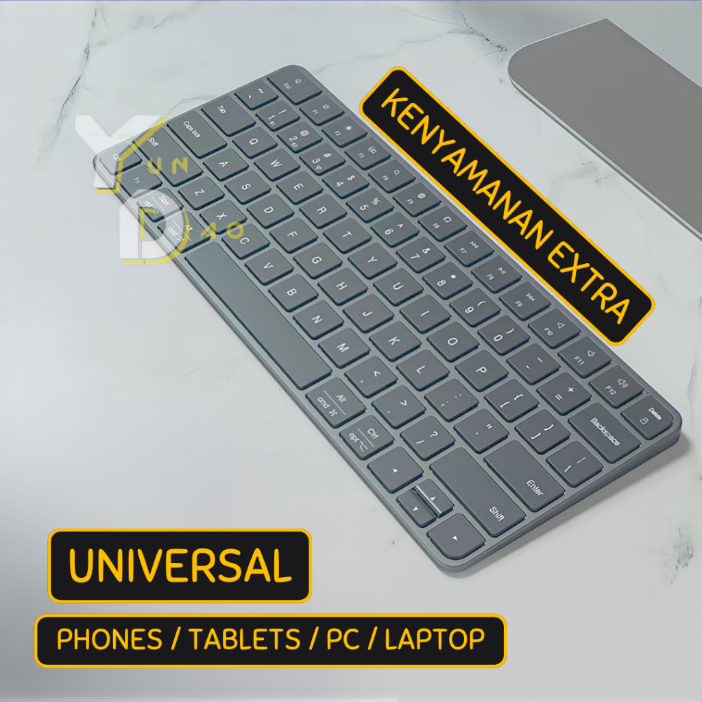 Jual Wireless Keyboard Bluetooth Universal Windows Apple Magic Keyboard ...