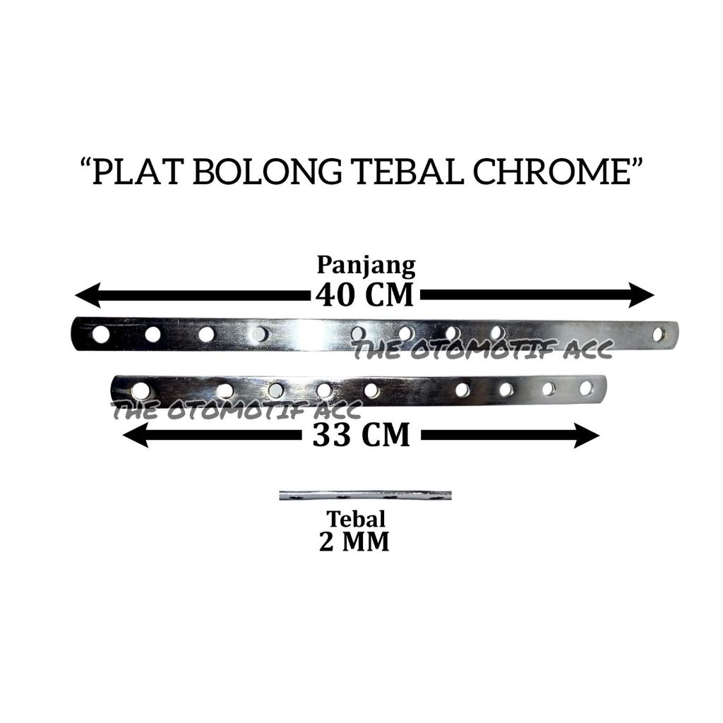 Jual Panel Besi Chrome Plat Bolong Chrome Tebal 33cm & 40cm Chrome ...