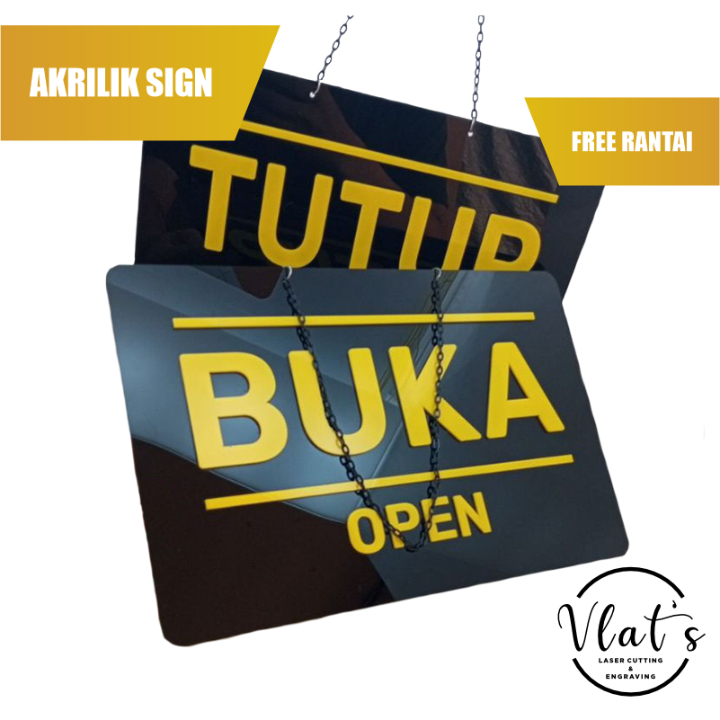 Jual Akrilik Sign Timbul Full Akrilik | Sign Board | Sign Label ...