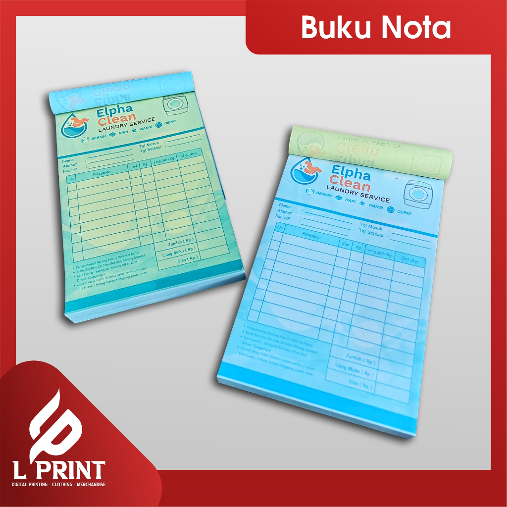Jual Buku Nota Custom / Kwitansi Custom / Nota Penjualan / Tanda terima ...