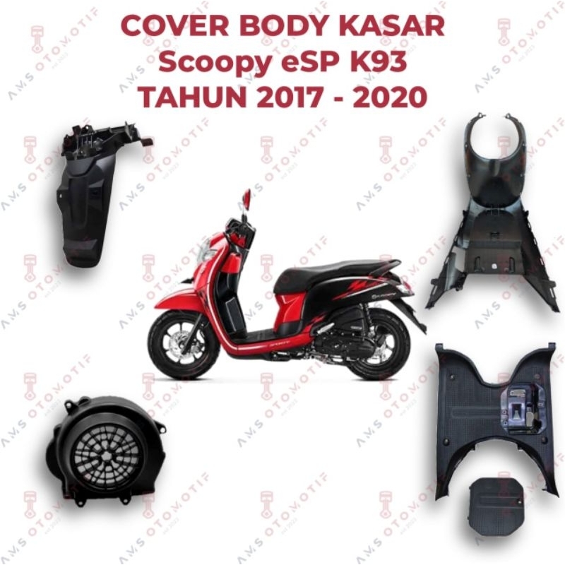 Jual Body Kasar Scoopy donat Esp K93 eceran satuan tahun 2017 2018 2019 ...