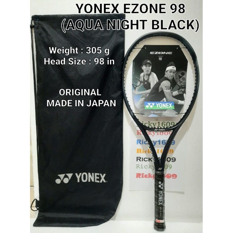 Jual RAKET TENIS YONEX EZONE 2024 (AQUA NIGHT BLACK) / EZONE 98 - EZONE 100 - EZONE 100L ...
