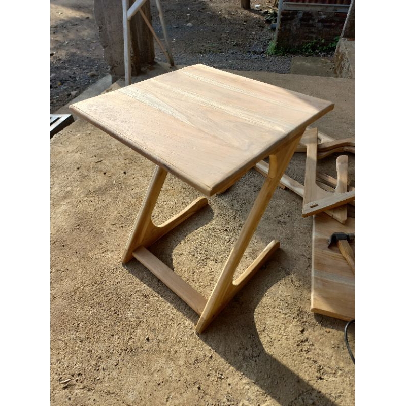 Jual Meja Teras Kayu jati Mentahan | Shopee Indonesia
