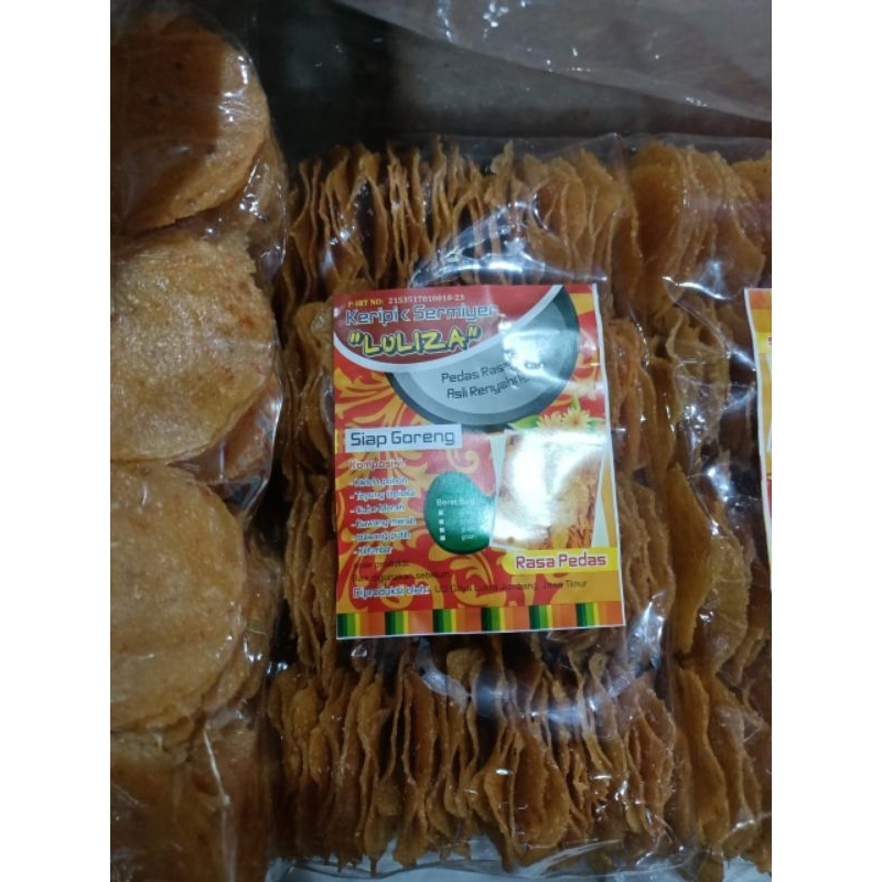 Jual KRUPUK SAMILER PEDAS MENTAH | Shopee Indonesia