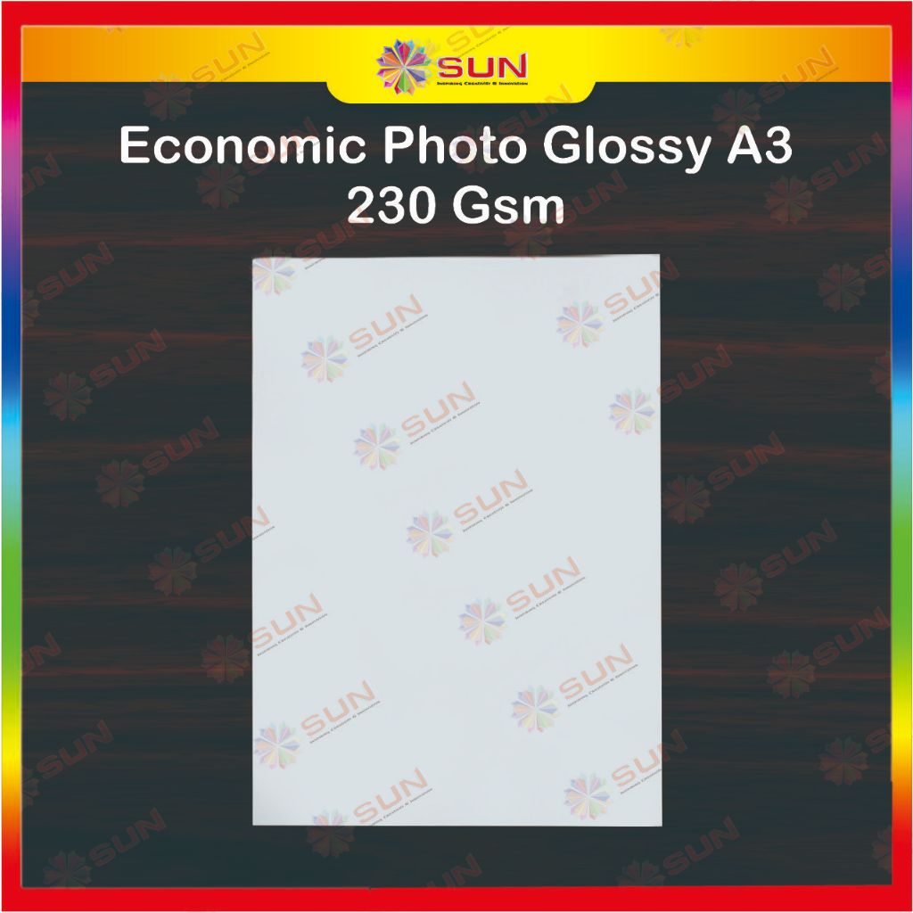 Jual Kertas Foto Glossy A3 - Glossy Photo Paper 200,230,260 gram A3 ...