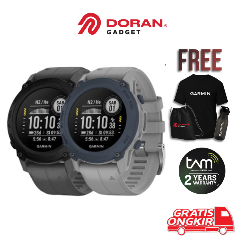 Jual Garmin Descent G1 Dive Computer Slate | Powder Gray Smartwatch ...