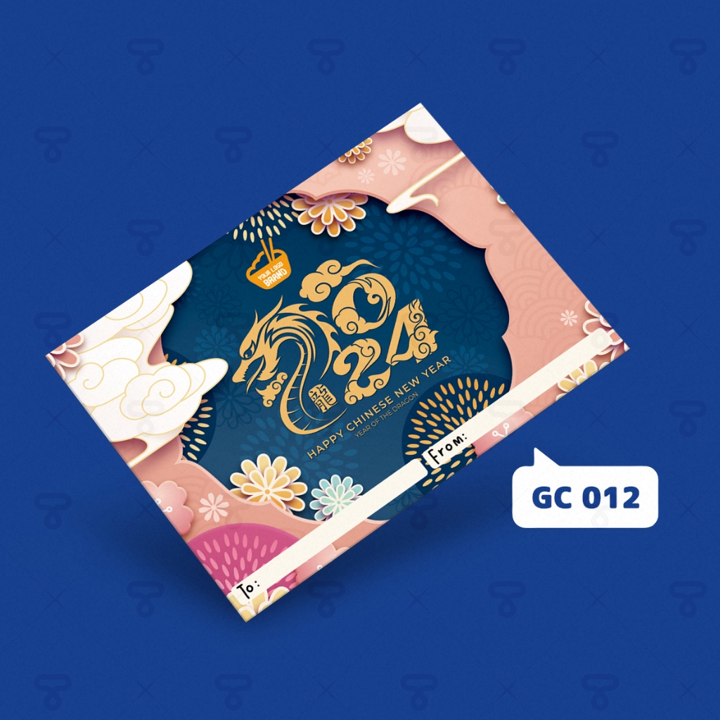 Jual Greeting Card Chinese New Year of Dragon | Greeting Card | Imlek ...