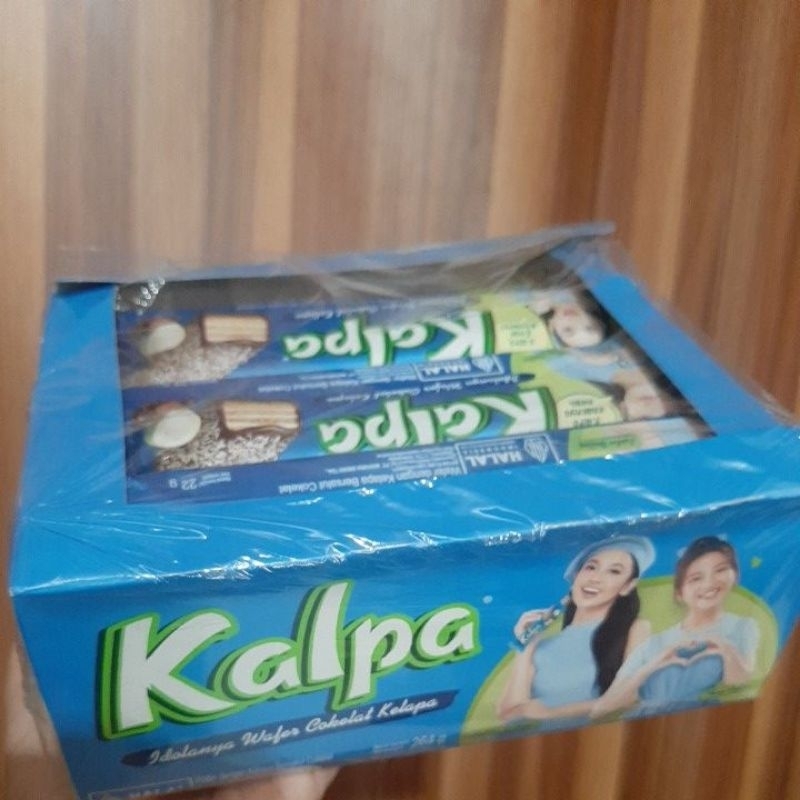 Jual Kalpa 1 Pack Isi 12 bungkus @22g Wafer Taburan Kelapa Renyah ...