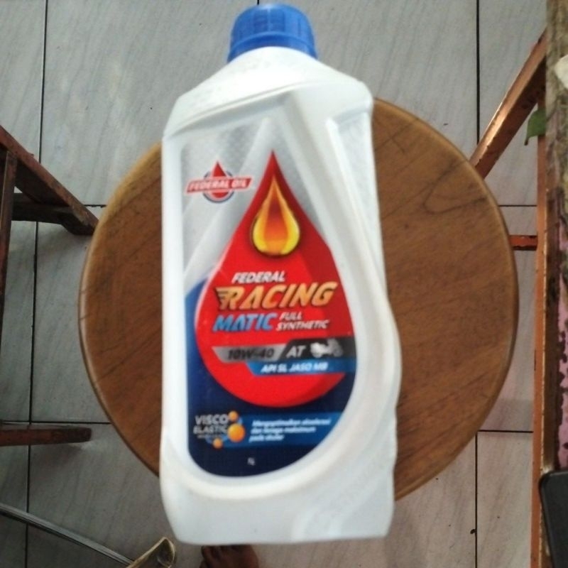 Jual oli federal Racing matic 10w-40 isi 1000ml | Shopee Indonesia