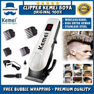 Jual Original KEMEI 809A Alat Cukur Rambut Kemei KM 809A Mesin Cukur Cordless HAIR CLIPPER ...