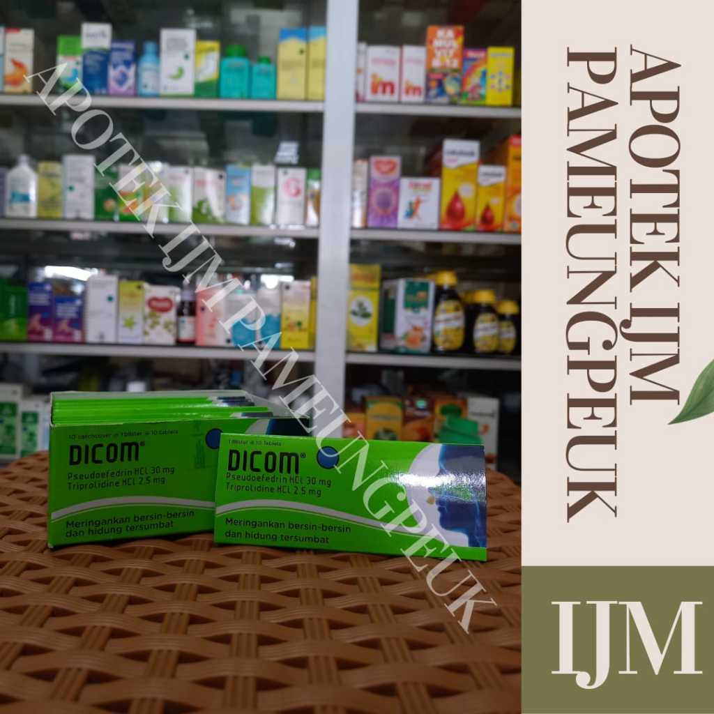 Jual Dicom Obat Untuk Flu | Pilek | Alergi | Bersin-Bersin isi 10 ...