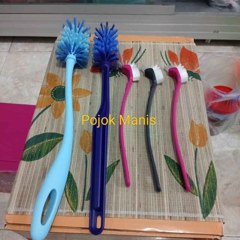 Jual Sikat botol minum besar kecil tuperware eceran 1 pcs / Tupper ...