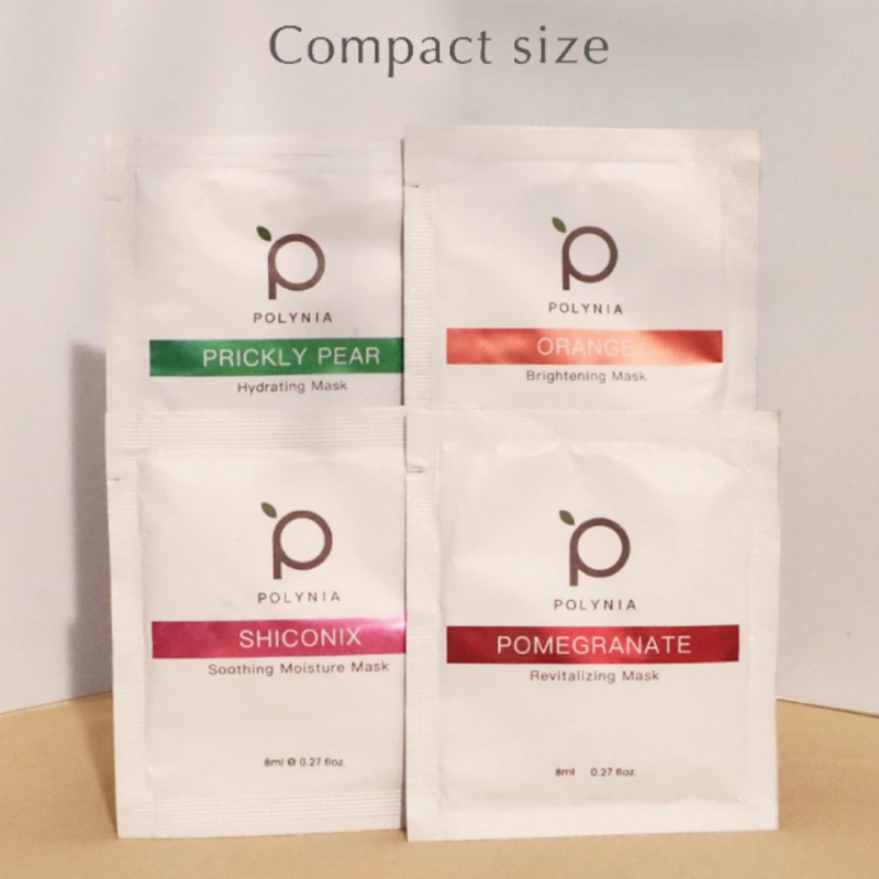 Jual BPOM POLYNIA Compact Size Face Mask | Mencerahkan | Anti Aging ...