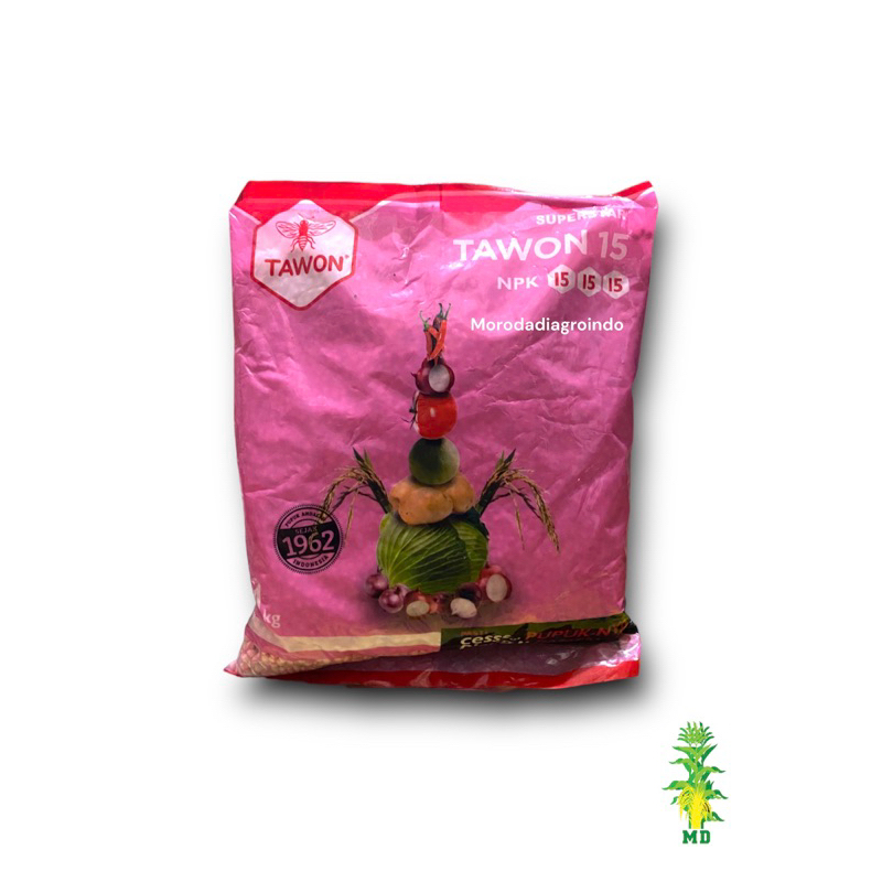 Jual Pupuk NPK 15-15-15 Superstar Cap Tawon kemasan 1kg. (kemasan asli ...
