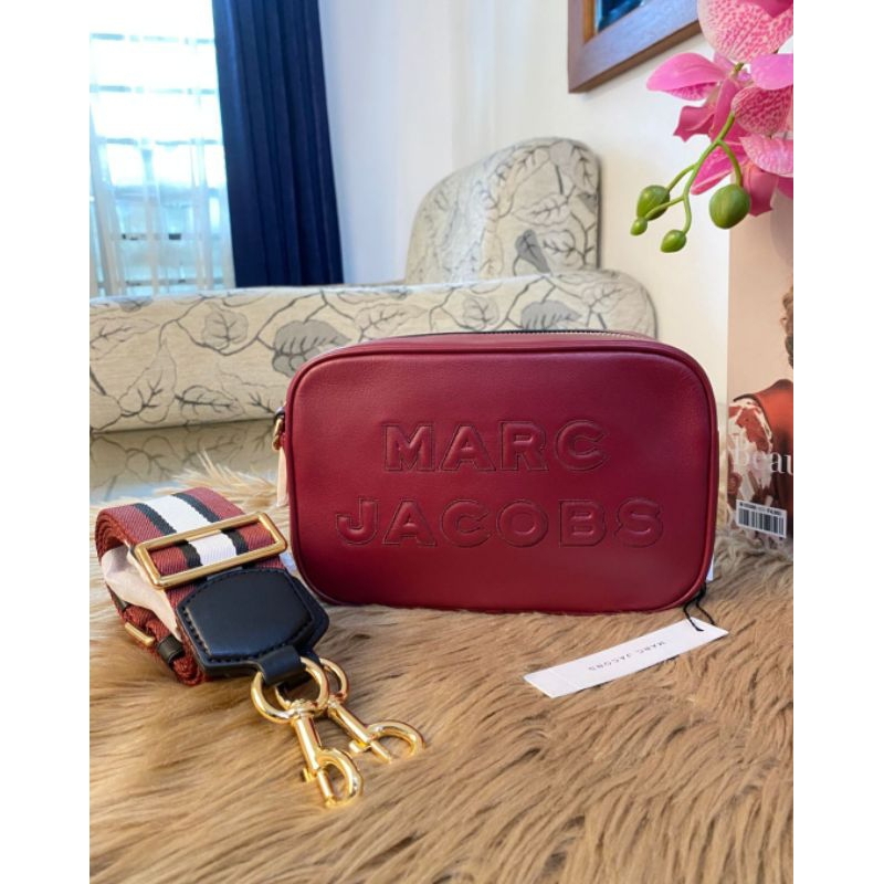 Jual Marc Jacobs MJ Camera Bag Pomegranate Nwt Original | Shopee Indonesia