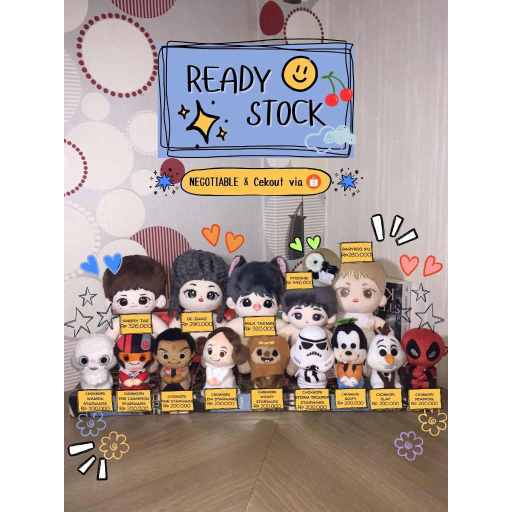 Jual SALE EXO, BTS, OC ORIGINAL CHARACTER DOLL STAR WARS DISNEY TAKARA ...