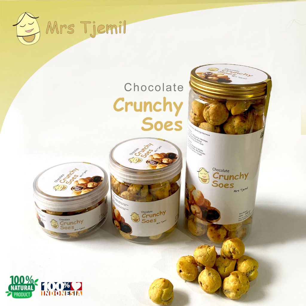 Jual S - CHOCOLATE CRUNCHY SOES - Mrs Tjemil - Sus isi coklat lumer ...