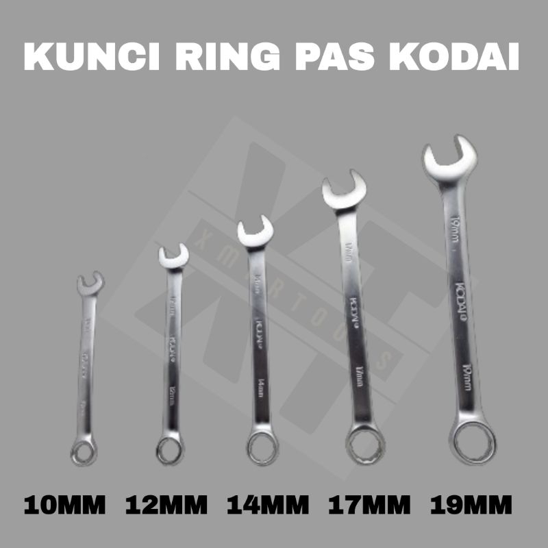 Jual Kunci Ring Pas 10 12 14 17 19 / Kunci Pas Ring 10mm 12mm 14mm 17mm ...