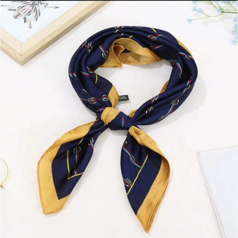 Jual Neck Scarf 70x70cm/Silk Scarf/Syal Leher Wanita | Shopee Indonesia