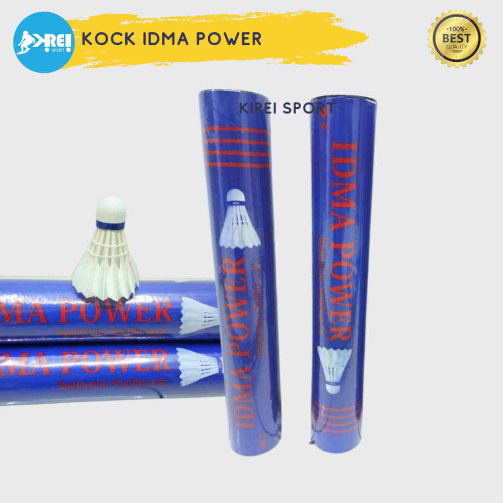 Jual KOCK/KOK/SHUTTLECOCK SPIN/ Lancip Idma Power Biru | Shopee Indonesia