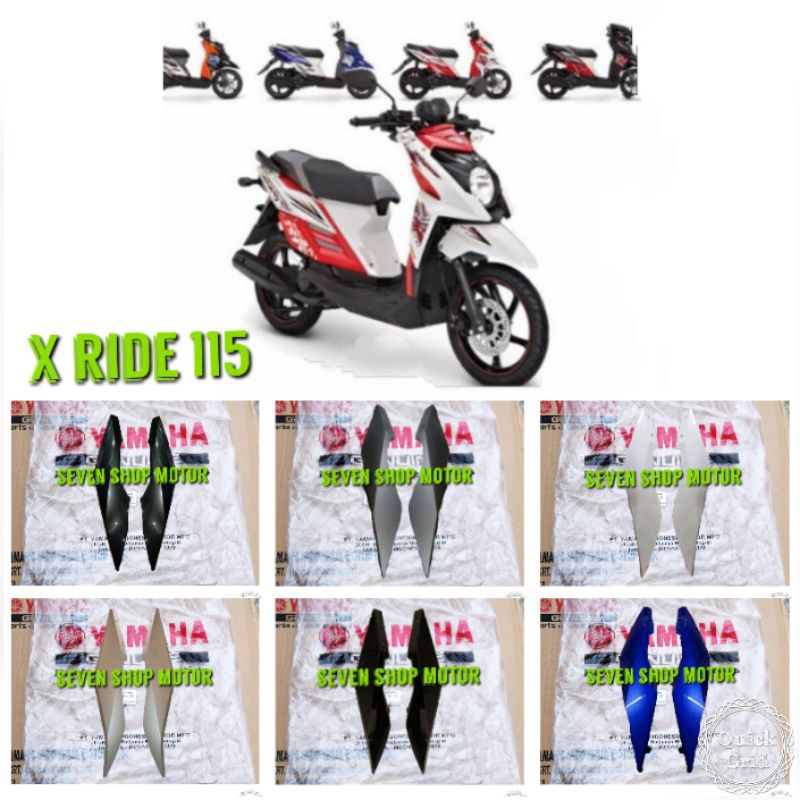 Jual Cover Side, Body Belakang Xride, X-Ride 115 Set kanan kiri Original Yamaha | Shopee Indonesia