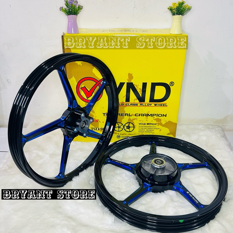 Jual VND VELG RACING AK 55 TWOTONE 140x17 & 160x17 Jupiter Z Jupiter Mx Old Vega ZR F1ZR AK55 ...