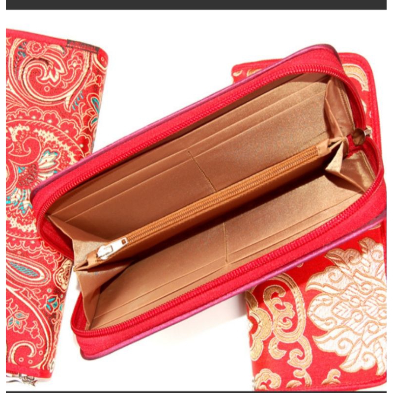 Jual Dompet Wanita Panjang Model Bunga Chinese cantik | Shopee Indonesia