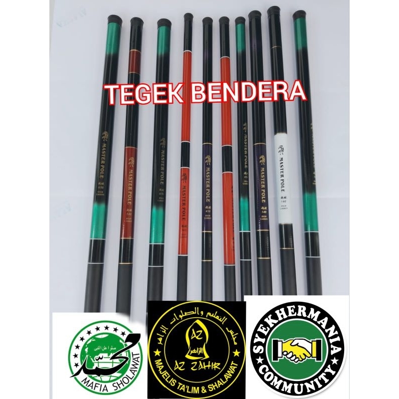Jual tegek joran bendera murah Stik pancing ukuran 7,2 meter | Shopee ...
