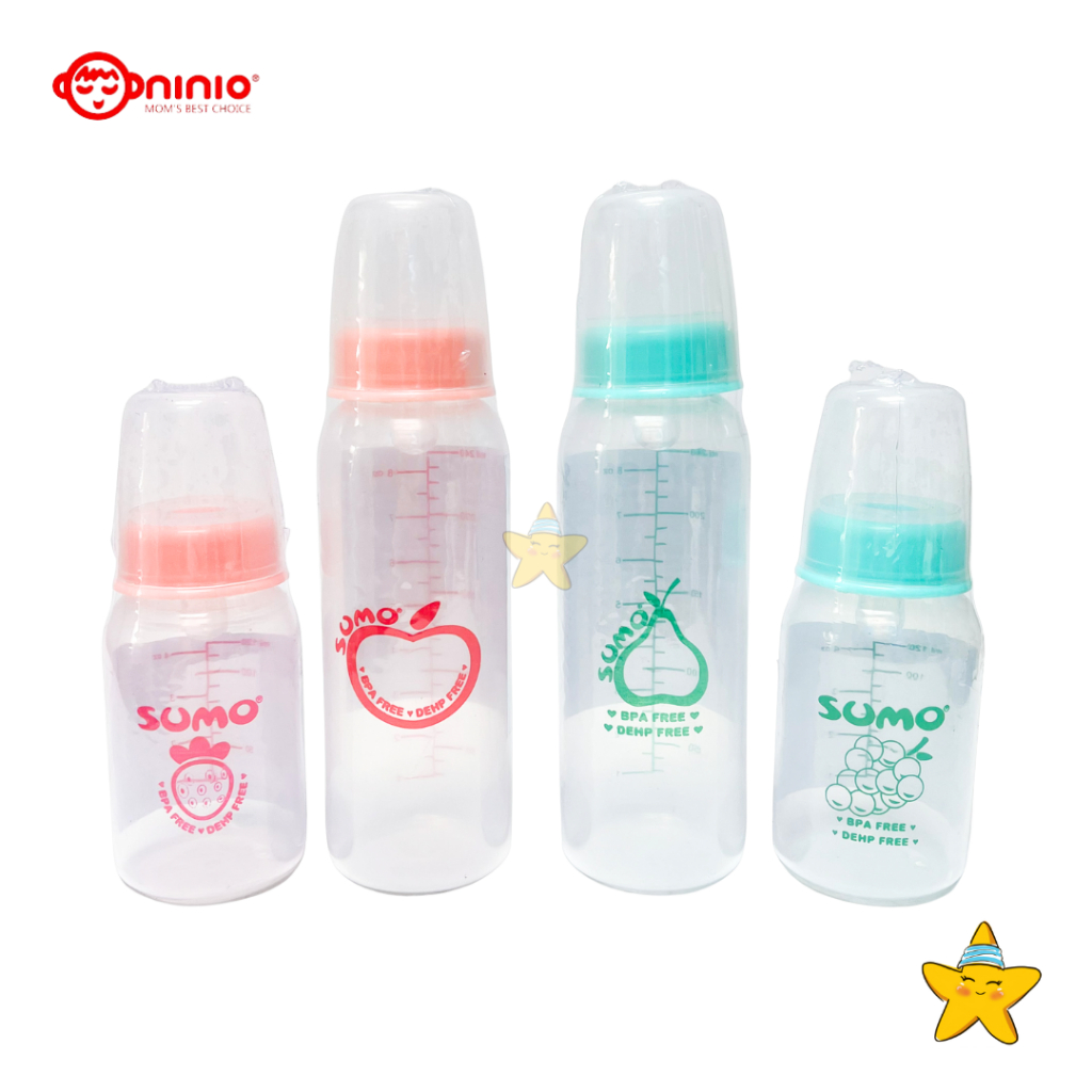 Jual HBK Botol Dot Susu Asi Sumo Ninio Round Bottle Tempat Minum Anak ...