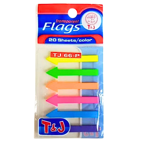 Jual Sticky Notes/Memo/Sign Here/ Labels FLAGS T&J TJ 66 - P (Panah ...