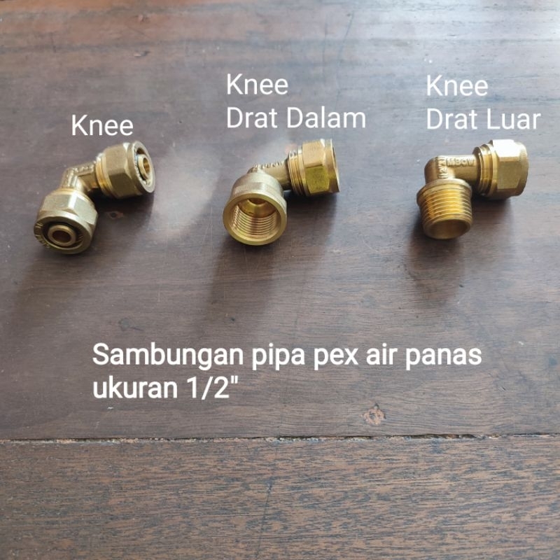 Jual Sambungan pipa air panas 1/2 inch Knee L drat dalam luar LDD LDL Onda Kuningan PEX | Shopee ...