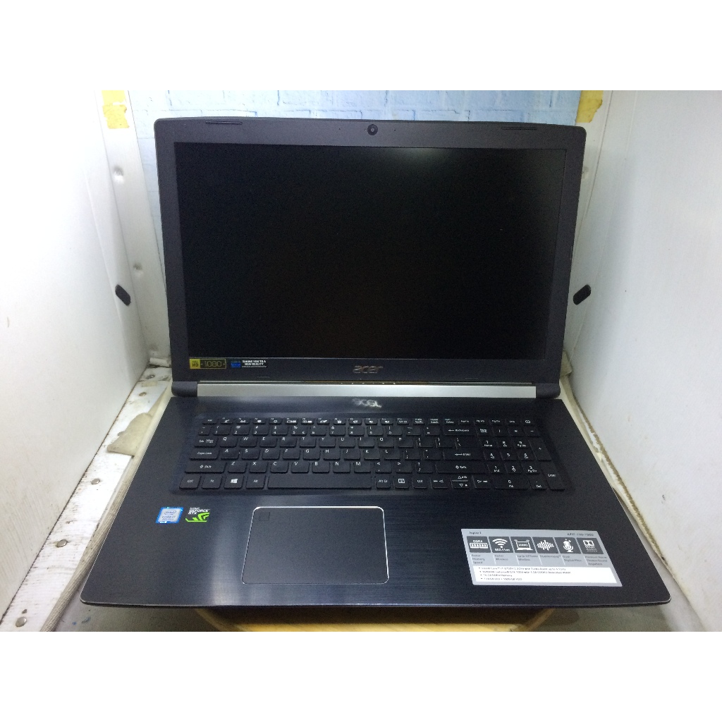 Jual ACER ASPIRE A717-72G I7-8750H RAM 16GB SSD 128GB & HDD 1TB NVIDIA ...