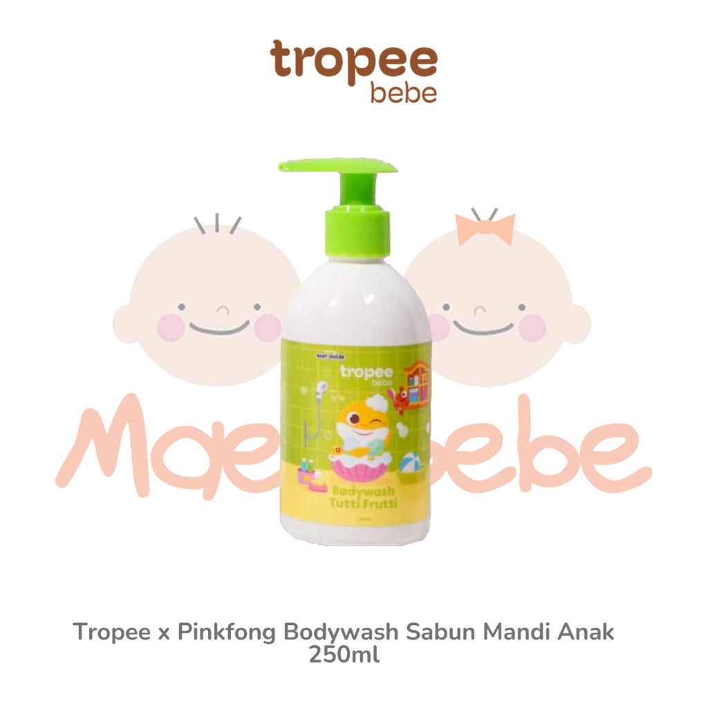 Jual Tropee Bebe x Pinkfong Baby Shark Bodywash Tutti Frutti Sabun Mandi Anak 250ml | Shopee ...