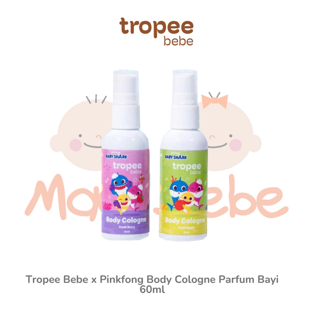 Jual Tropee Bebe x Pinkfong Baby Shark Body Cologne Parfum Bayi & Anak 60ml | Shopee Indonesia
