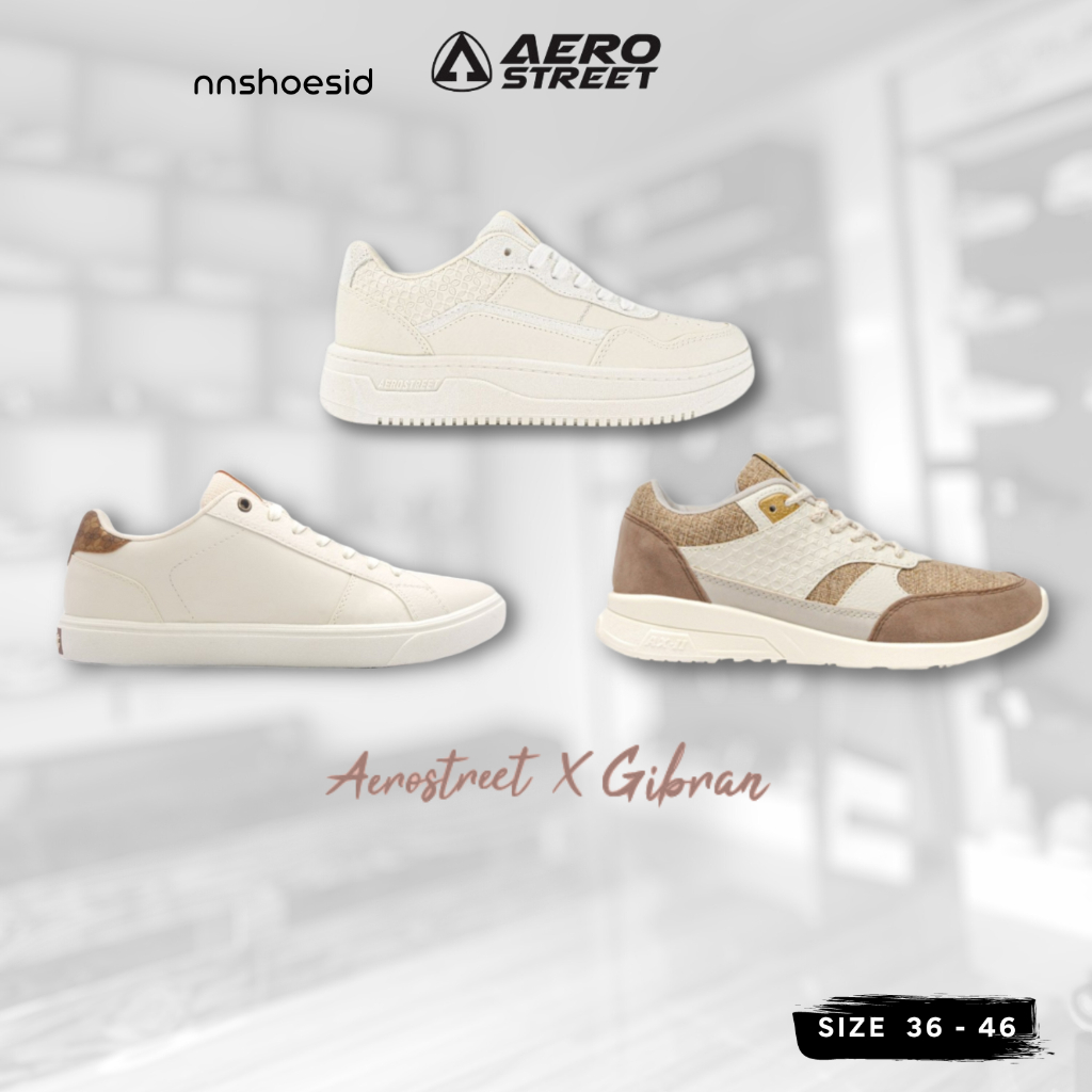 Jual Aerostreet X GIBRAN Season 1,2 & 3 / 36 - 46 Sepatu Sneaker Pria ...